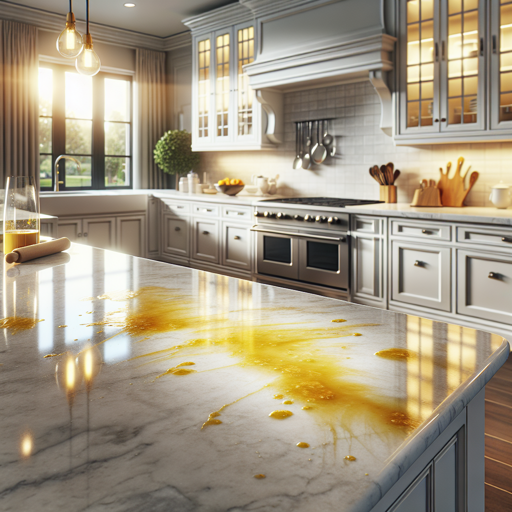 How Do You Get Yellow Stains Out of Quartz Countertops ...
